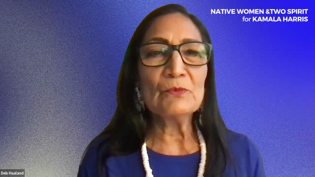 Native Women + Two Spirits Hold National Zoom Call in Support of Harris ...