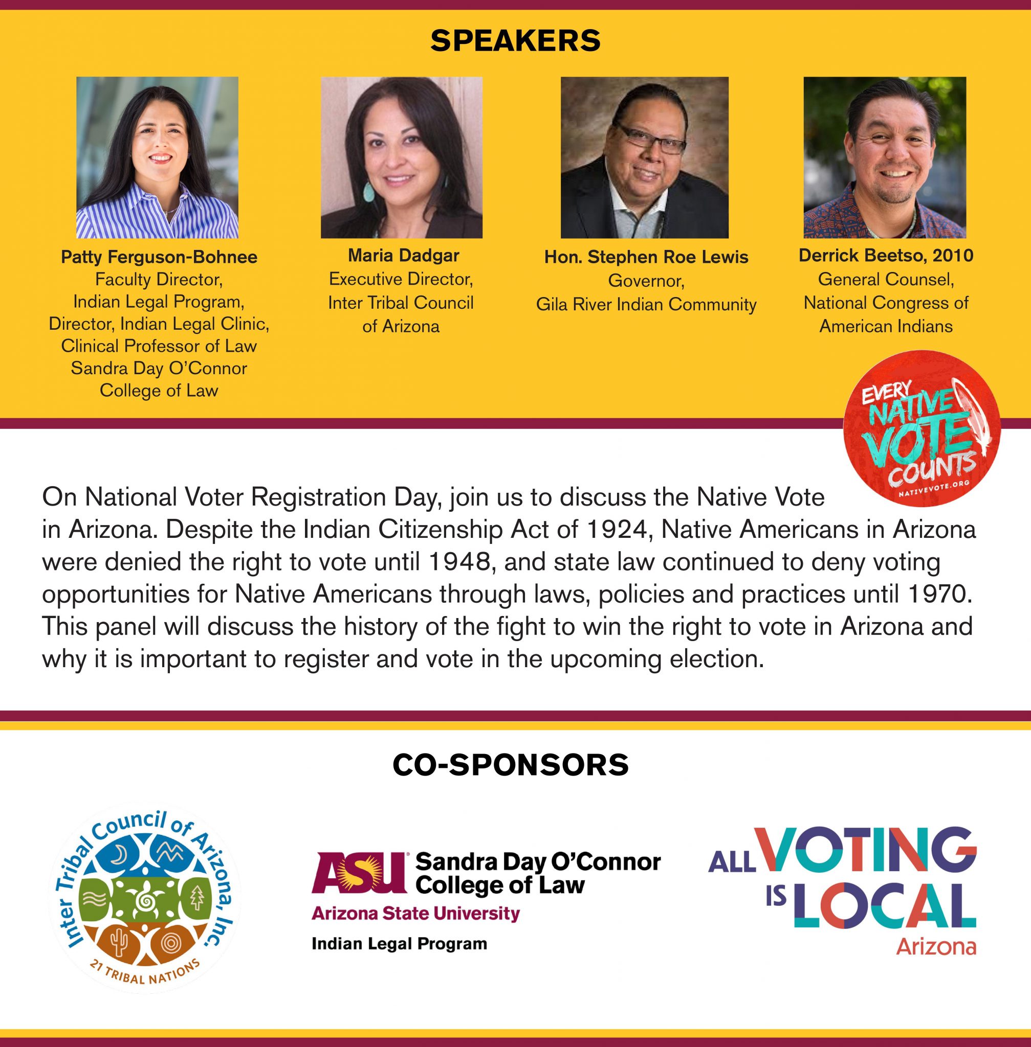 Sandra Day O’Connor College of Law: Celebrating Native American Voting ...