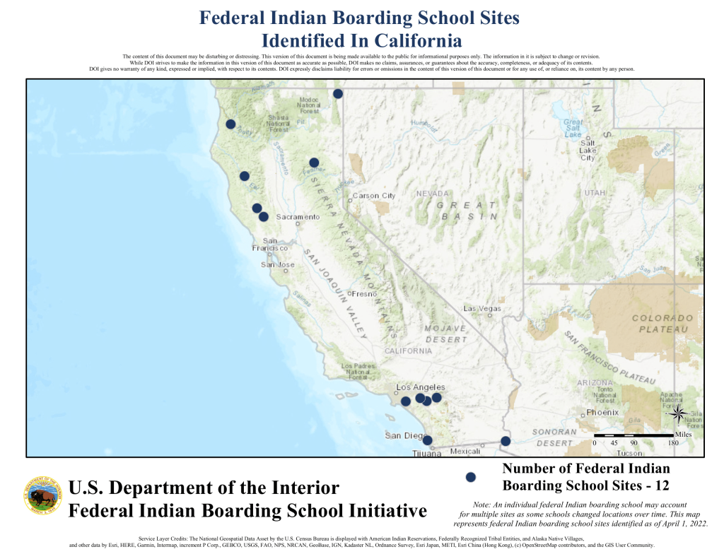 Federal Indian Boarding School Maps - Indianz.Com