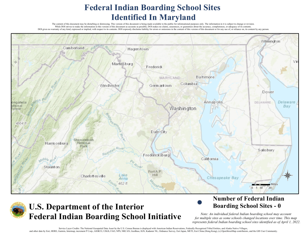 Federal Indian Boarding School Maps - Indianz.Com