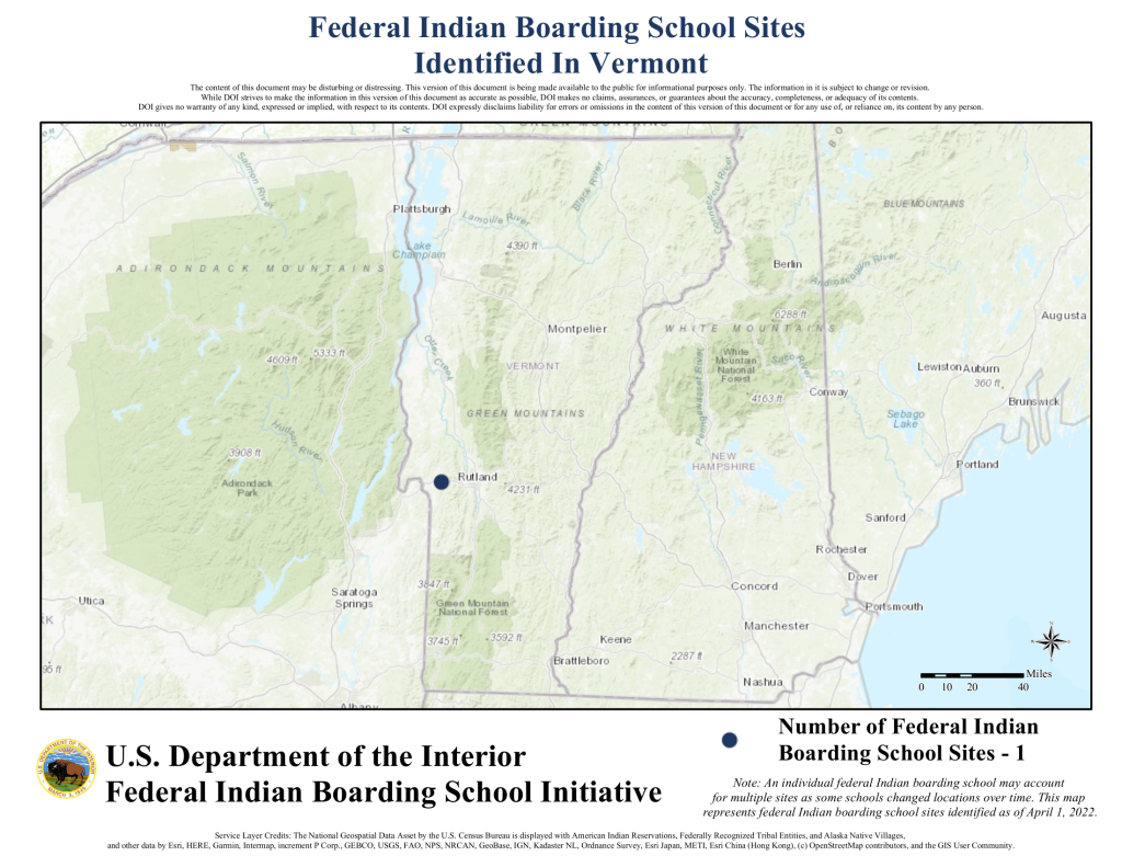 Federal Indian Boarding School Maps - Indianz.Com