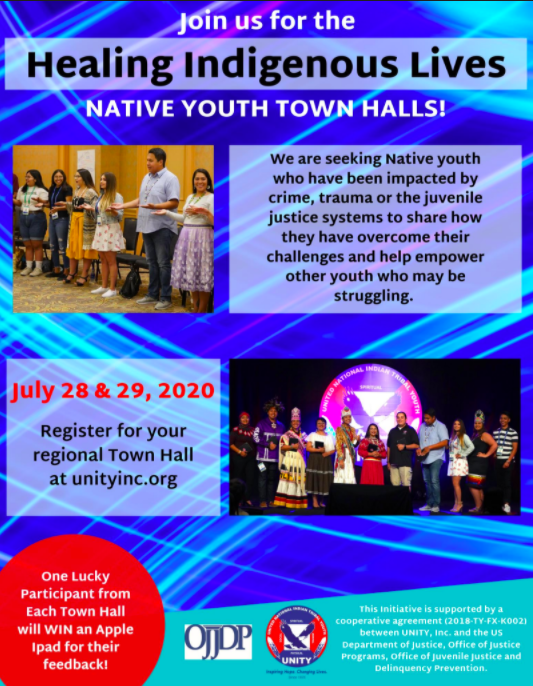 Healing Indigenous Lives Native Youth Town Halls Series (UNITY) - COVID ...
